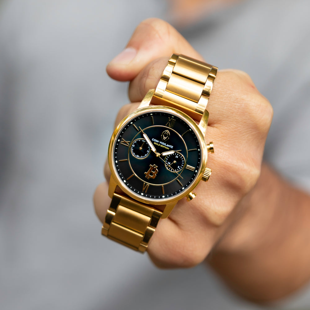 Bitcoin on Your Wrist: Coin Vigilante's Gold Edition Watch