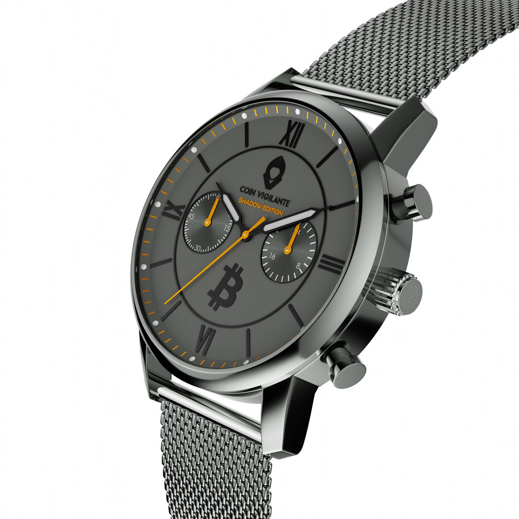 Shadow Edition Bitcoin Watch by Coin Vigilante - An Elegant Statement